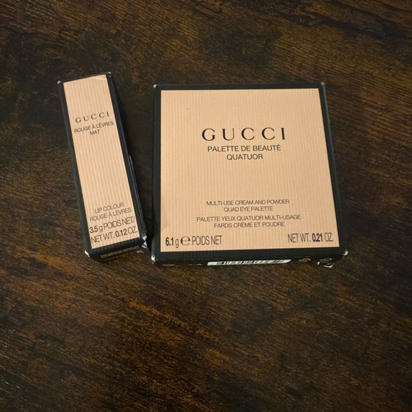 Gucci | Makeup | Gucci Two Piece Beauty Set Nib Lipstick 224 And Quad ...